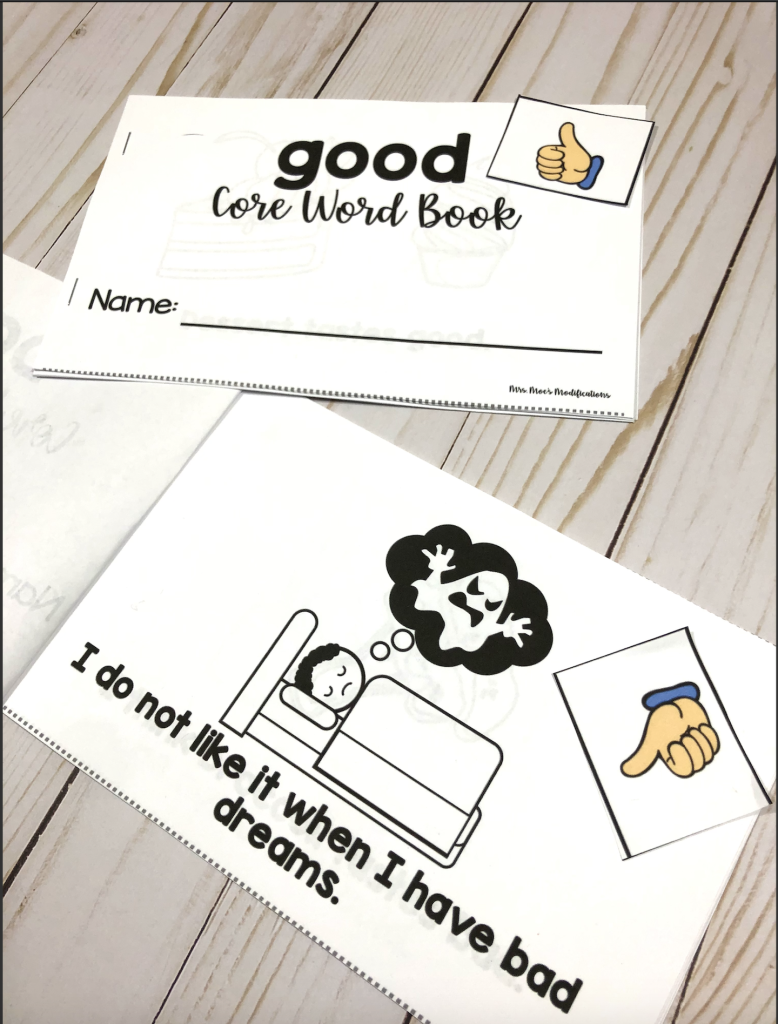 Core Vocabulary for Reading Groups - Mrs. Moe's Modifications