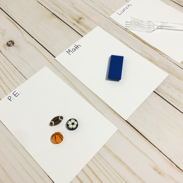 Visual Schedules for the Integrated Classroom - Mrs. Moe's Modifications