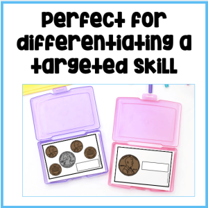 Coin Task Boxes Skills Pack - Mrs. Moe's Modifications