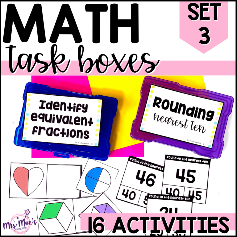 MEGA Task Box BUNDLE {reading and math} - Mrs. Moe's Modifications
