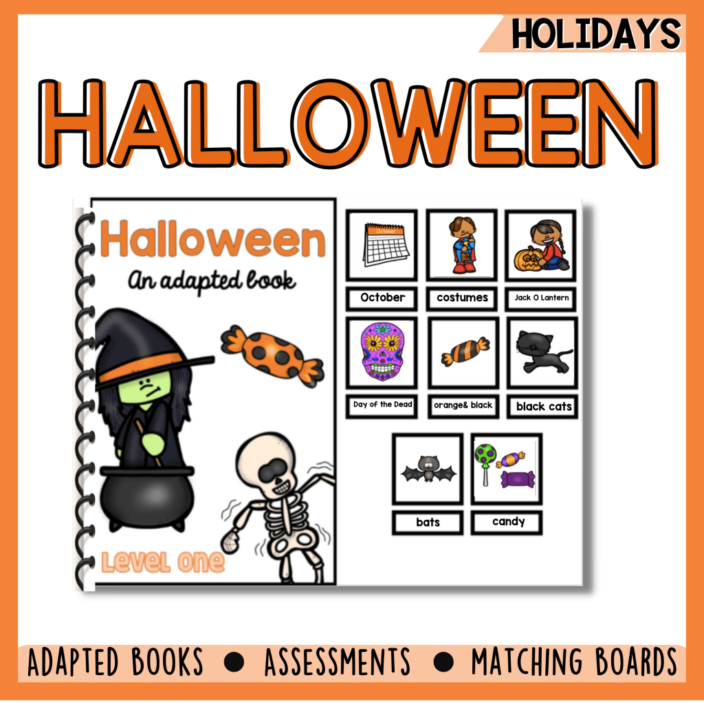 Halloween Adapted Books Bundle - www.mrsmoesmodifications.com