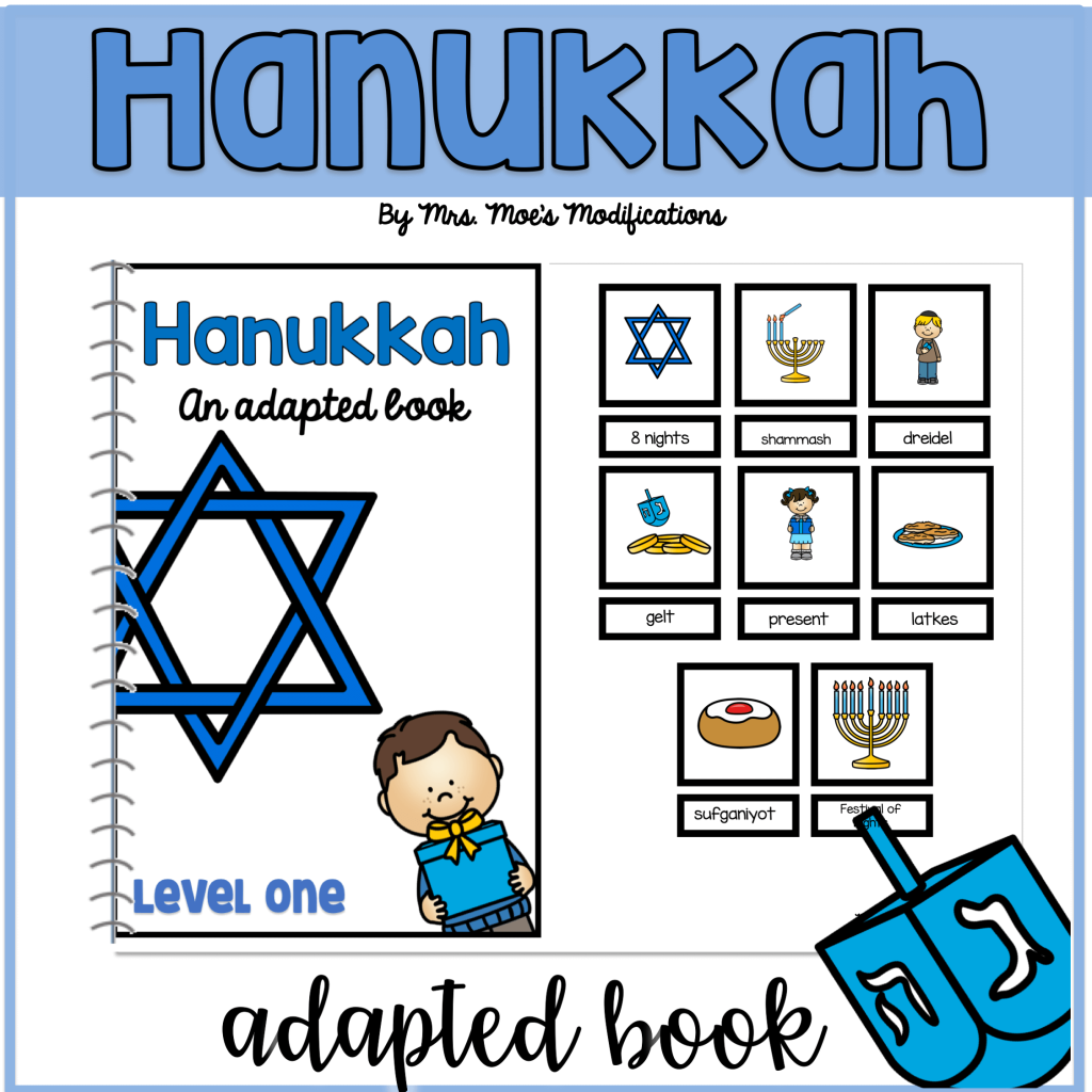 Hanukkah- Adapted Book - Mrs. Moe's Modifications