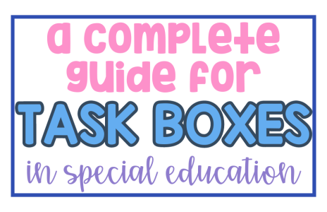 A Complete Guide for Task Boxes in Special Education - Mrs. Moe's ...
