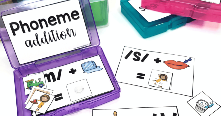 21 Phonological Awareness Goals for Sped or Speech - Mrs. Moe's ...