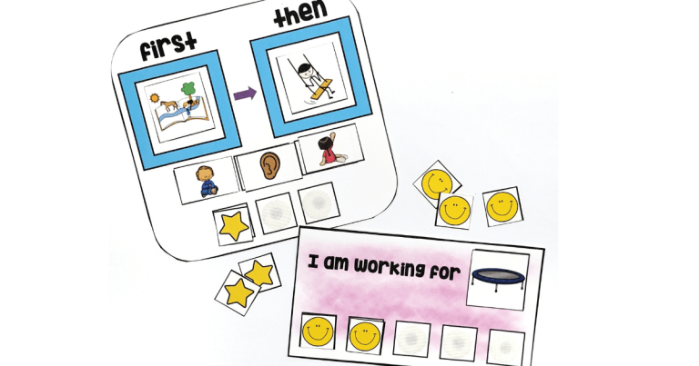 FREE Printable Token Boards - Mrs. Moe's Modifications